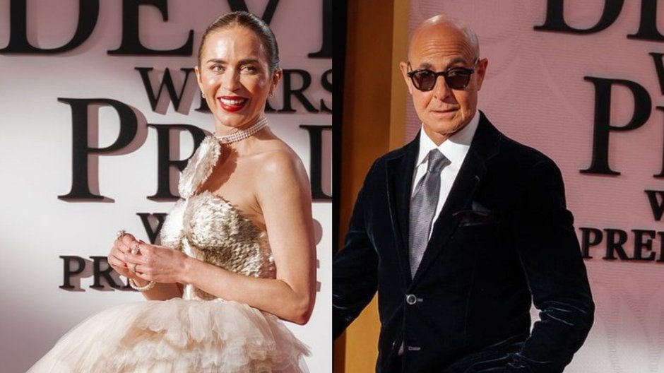 Emily Blunt i Stanley Tucci są rodziną. Na premierze aktor nie krył ...