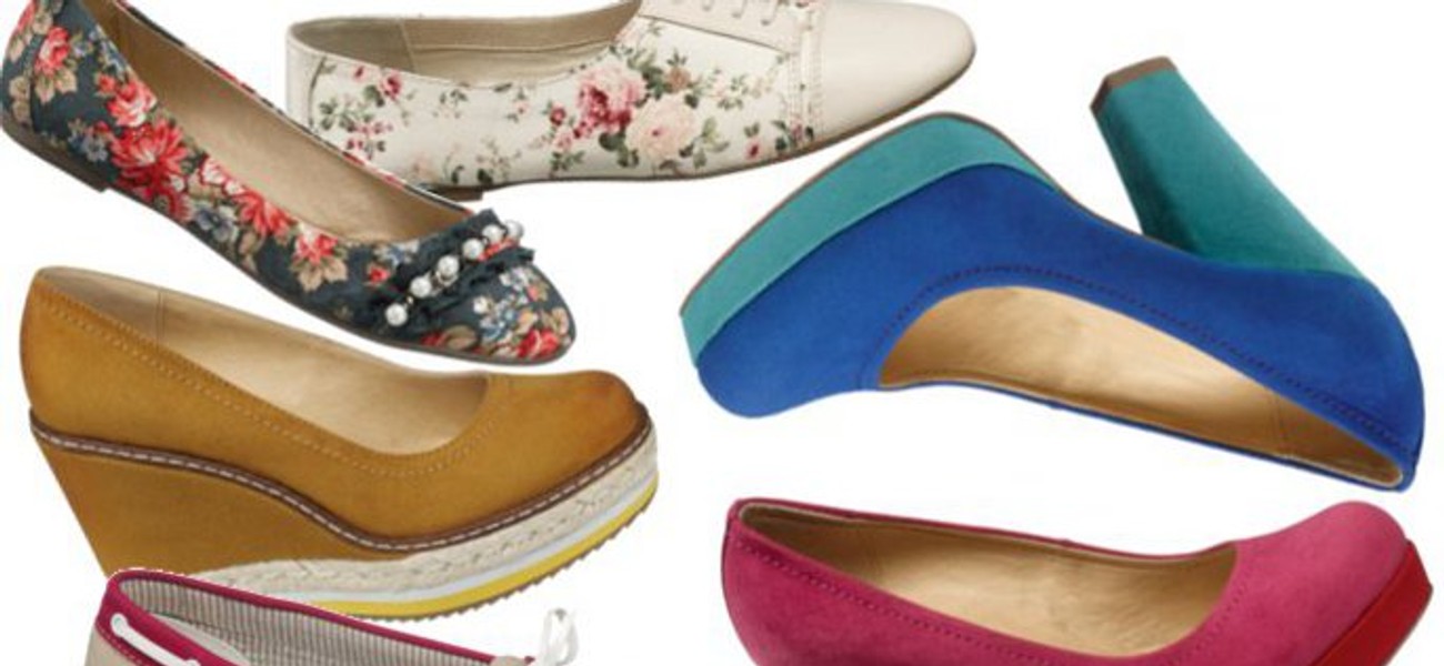 Multikolorowe buty Deichmann na nowy sezon