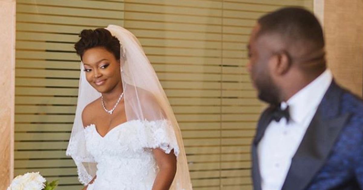Jackie Appiah look alike's wedding photos go viral | Pulse Ghana