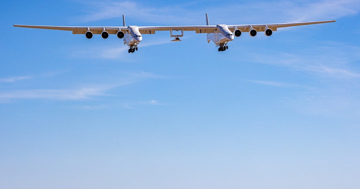 Watch the world's biggest plane take off into the sky, as the ...