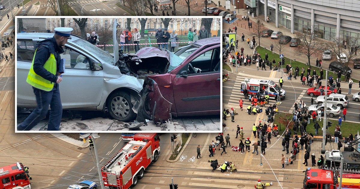 Dramatyczny wypadek na przystanku w Szczecinie. 19 osób potrąconych