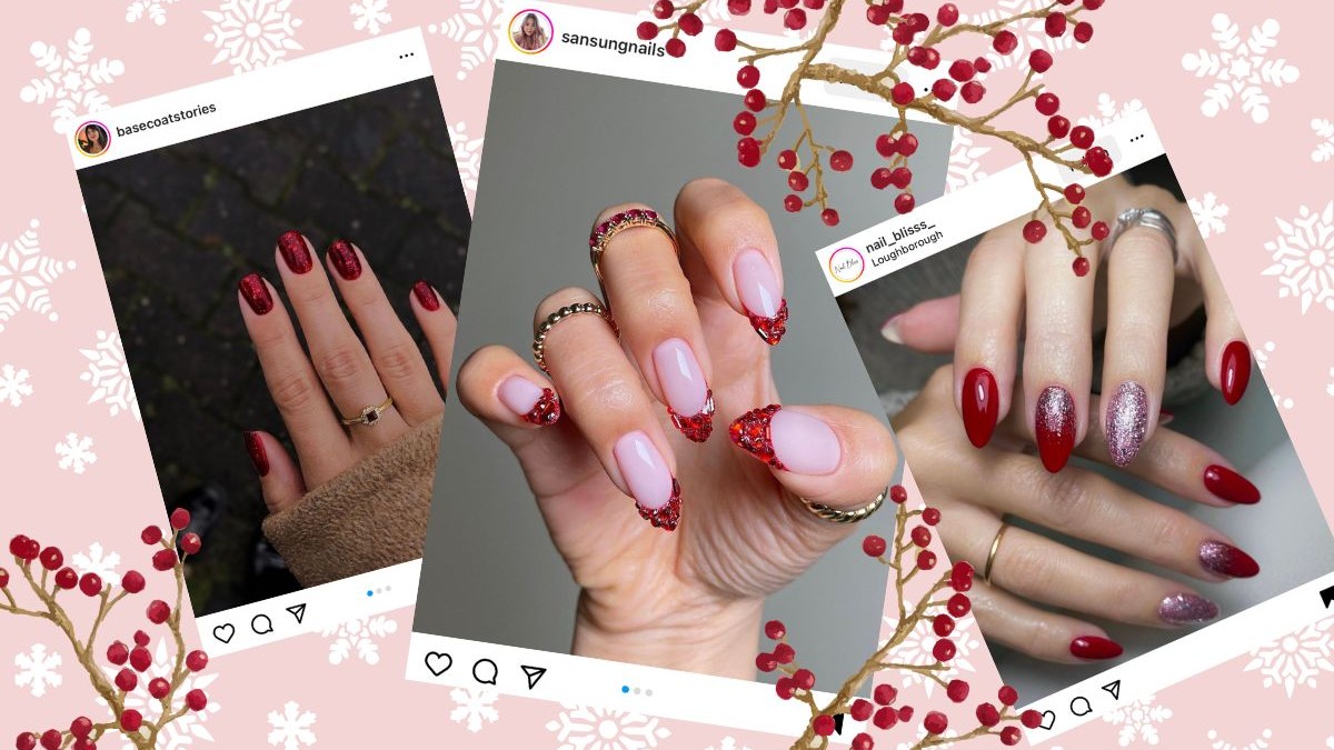 A legcsodásabb piros karácsonyi körmök - Glamour