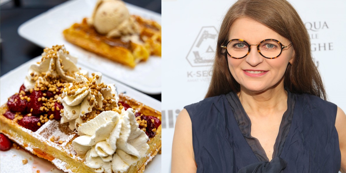 Irena Kamińska-Radomska pokazała, jak elegancko zjeść gofra - Onet ...
