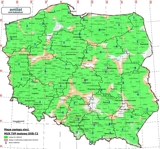 Testy nowego standardu telewizji. DVB-T2/HEVC obejmie 90 proc. Polski