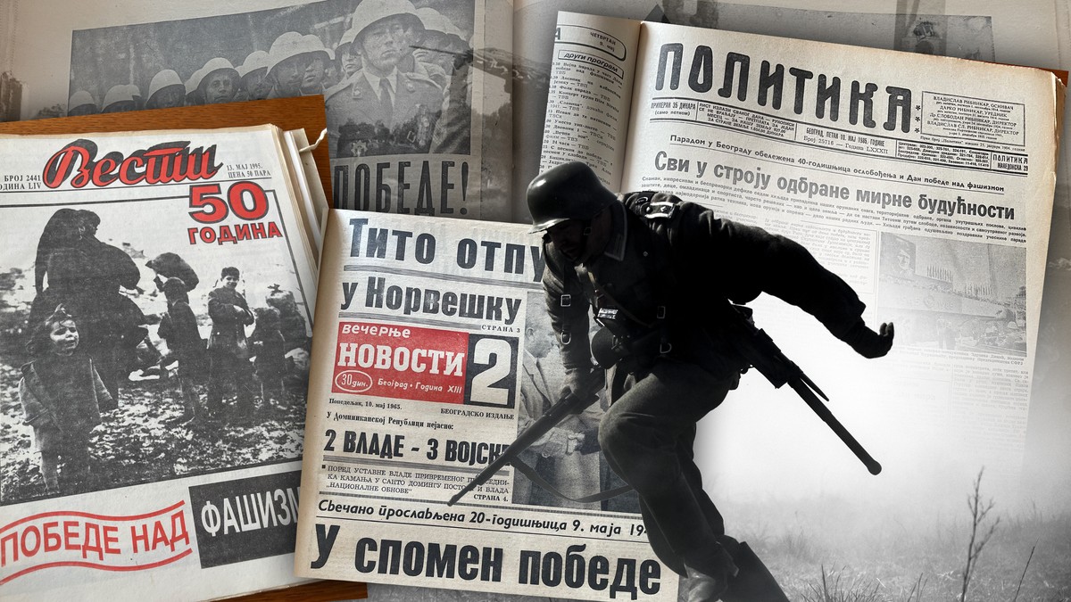 Kako su novine izveštavale o Danu pobede od 1955. do 2015. godine - Blic