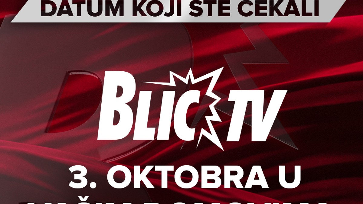 Blic televizija počinje trećeg oktobra - Blic