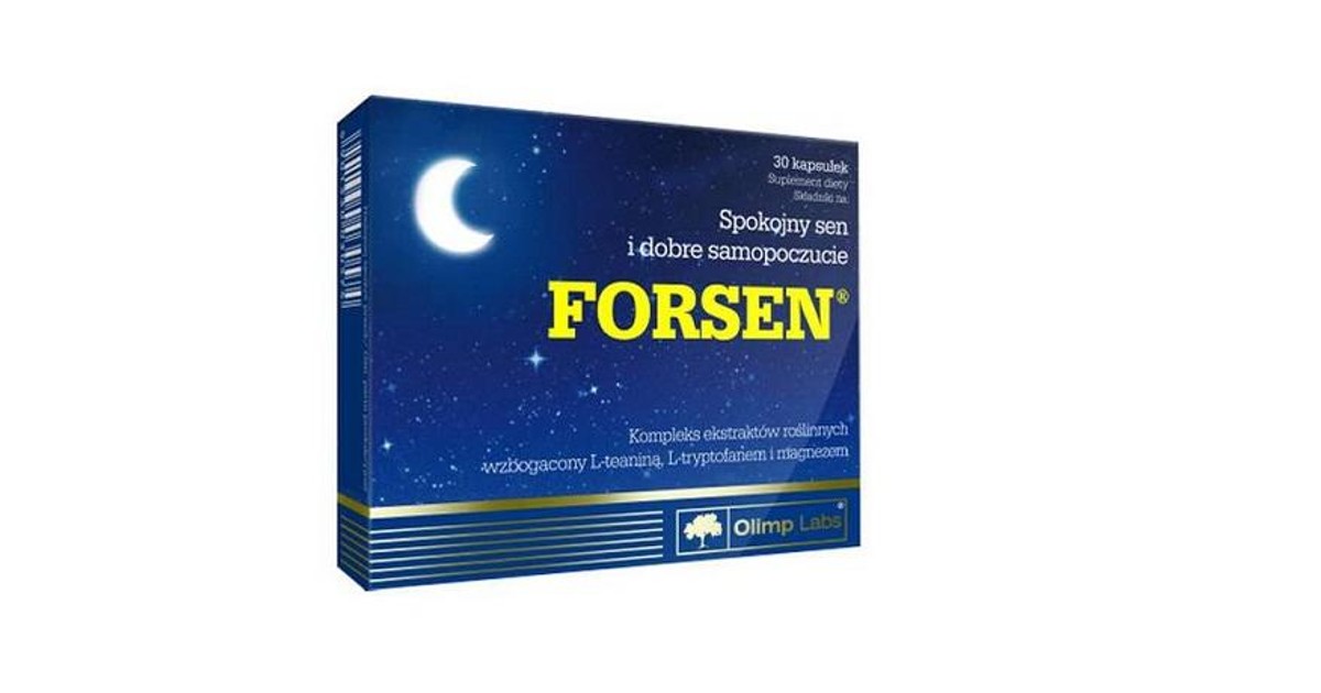Forsen - skład, zastosowanie, dawki, przeciwwskazania, cena