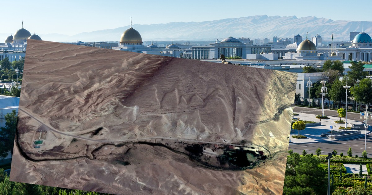 Turkmenistan. Zaskakujące odkrycie w Google Maps. "Pałac dyktatora ...