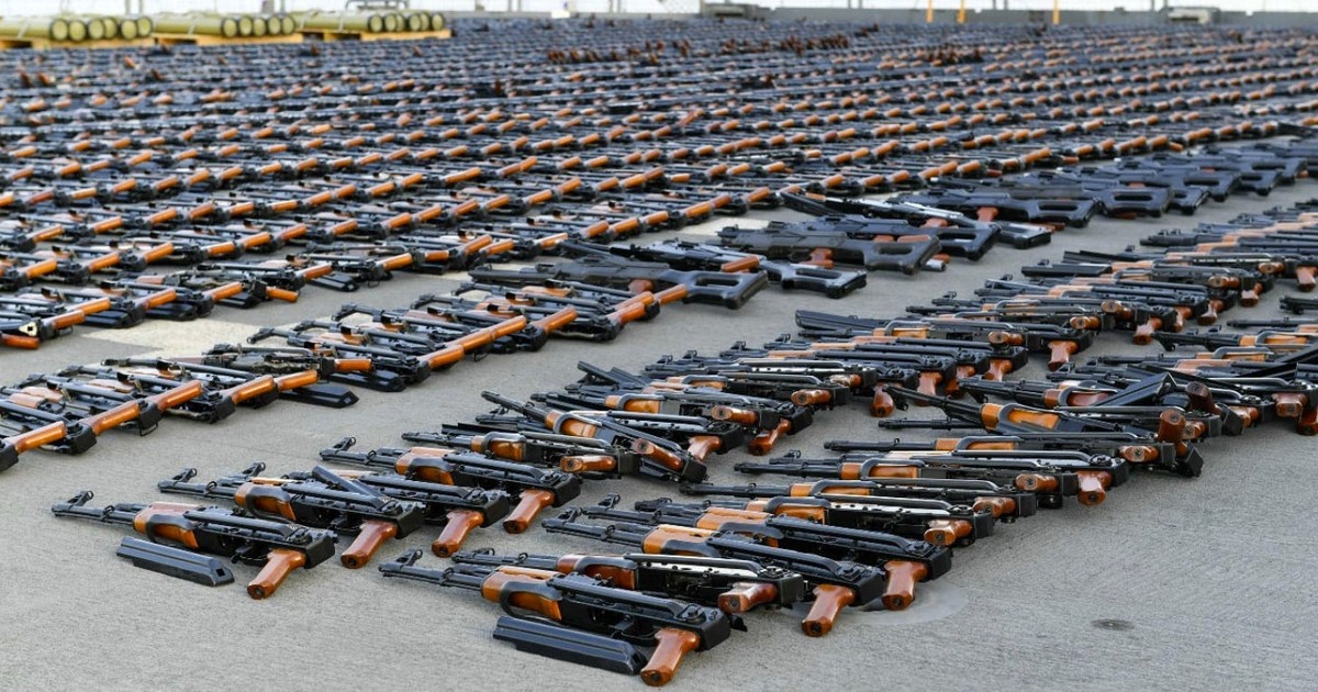 Here's what nearly 10,000 rifles, 200 rocket launchers, and nearly ...
