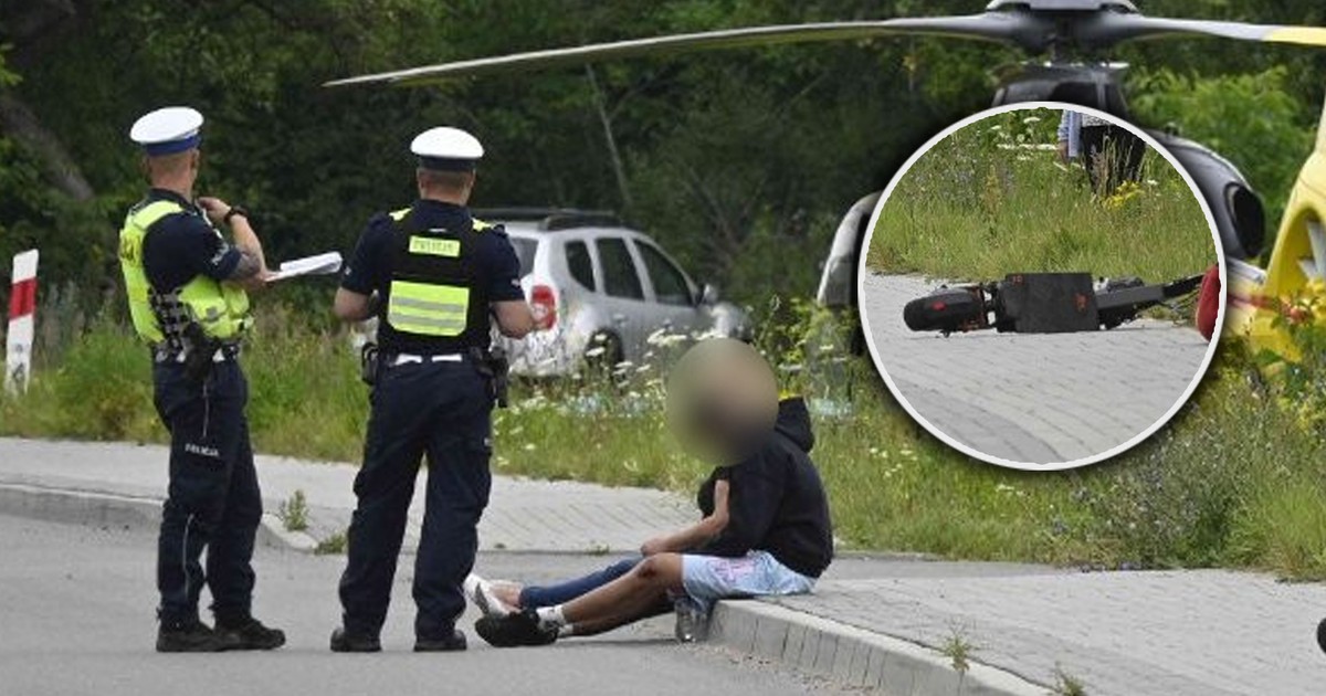 Świecie: tragiczny wypadek na hulajnodze. 15-latek nie przeżył