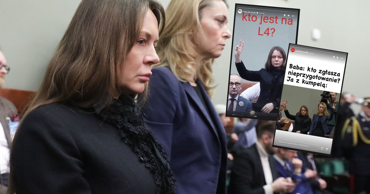 Żona Mariusza Kamińskiego hitem. Demonstrowała w Sejmie, będąc na L4 ...