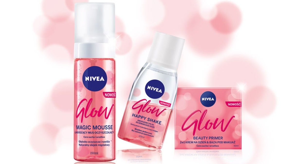 Nowa linia Nivea Glow. Trzy kroki do cery pełnej blasku - Uroda