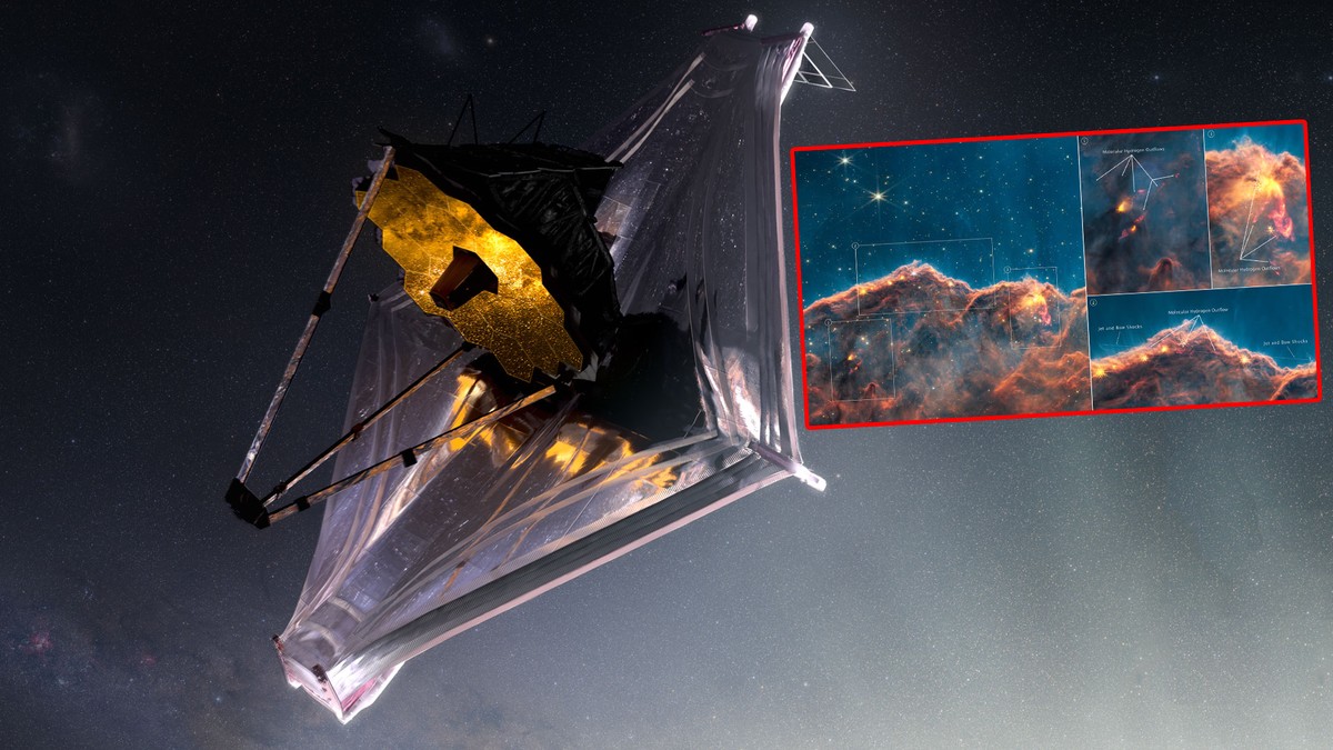 Kosmiczne Klify skrywały wielką tajemnicę. Teleskop Webba rozwiązał zagadkę