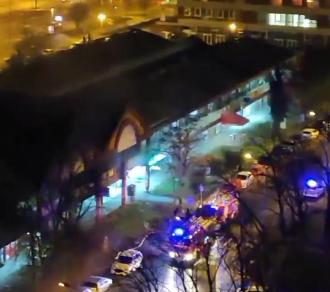 Prvi snimci požara na Novom Beogradu - Blic