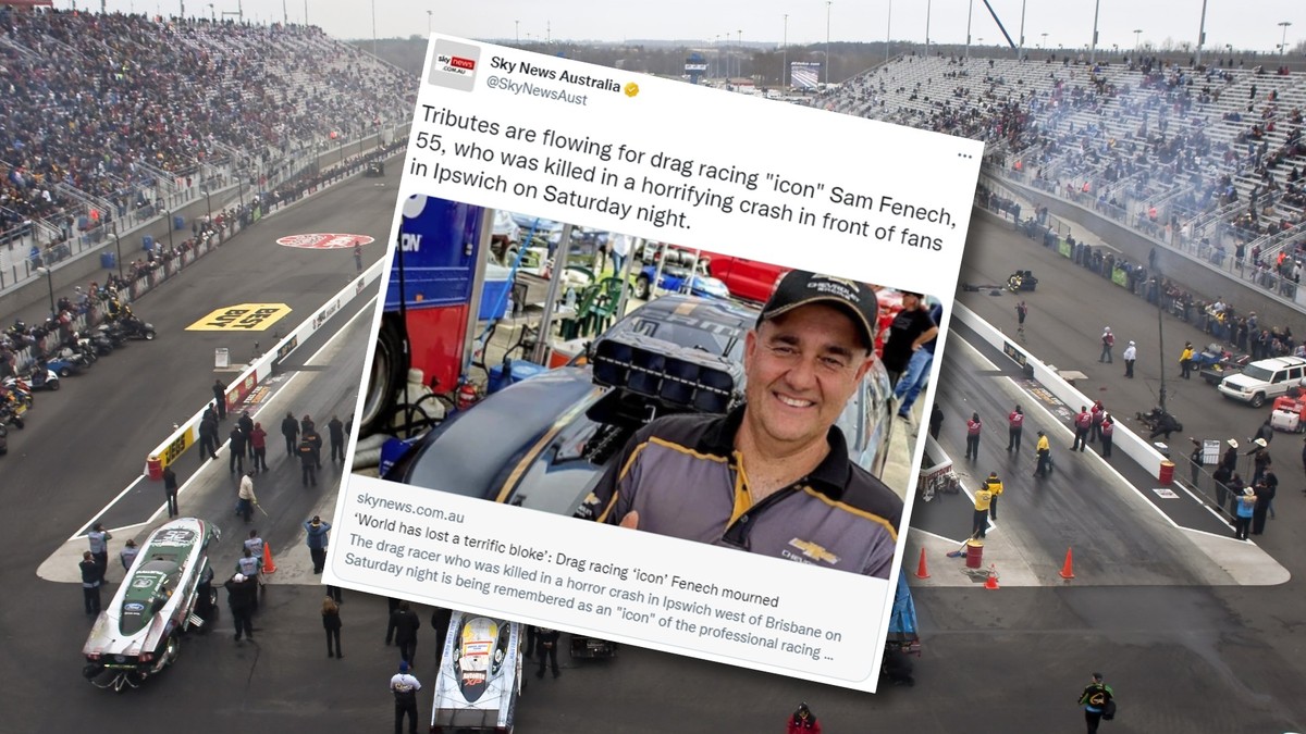Sam Fenech zginął za kierownicą dragstera. Tragiczny wypadek przy 320 ...