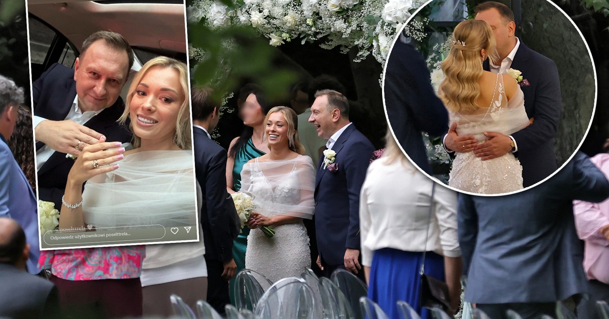 Tomasz Trela już po ślubie. Mamy zdjęcia z ceremonii