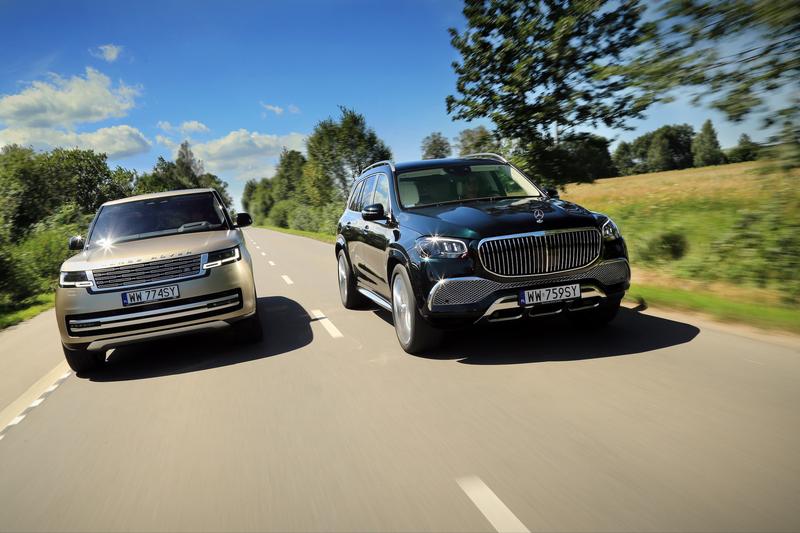 Range Rover i Maybach GLS to SUVy do bycia wożonym