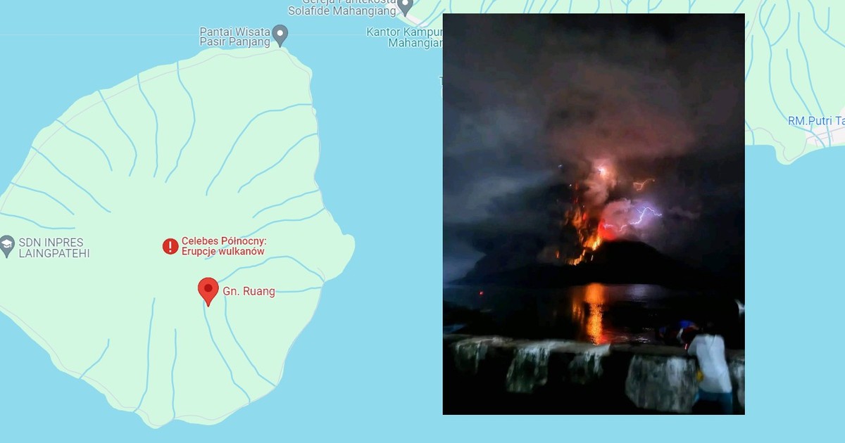 Lotnisko w Indonezji zamknięte. Przyczyną wybuch wulkanu - Wiadomości