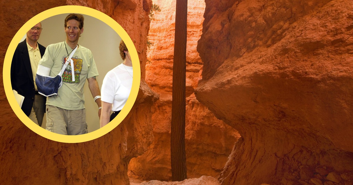 Aron Ralston znalazł się w śmiertelnej pułapce. Wyrył datę własnej ...