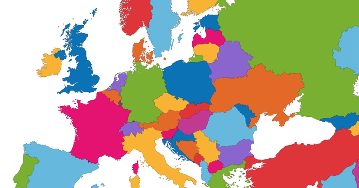 Dzień Europy. Rozpoznasz europejski kraj po kształcie? Quiz - Facet