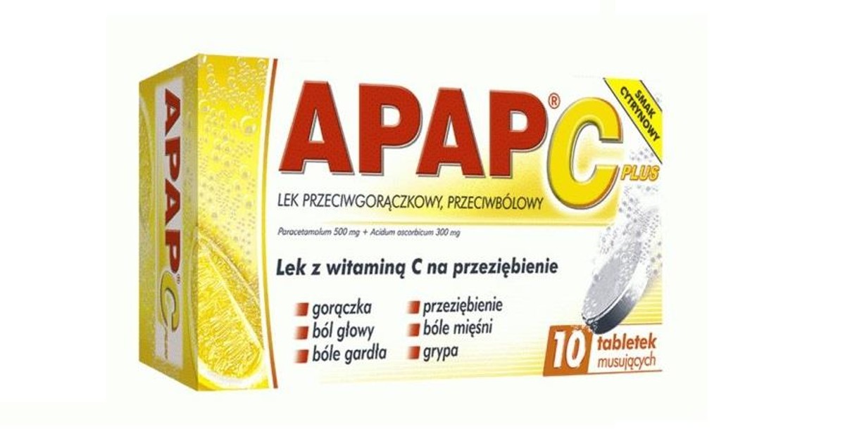 Apap C Plus na przeziębienie i grypę. Ile tabletek Apapu można wziąć ...
