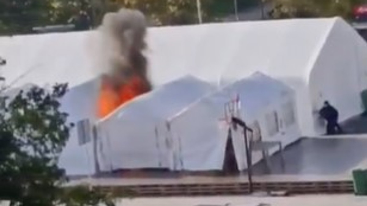 (Video) Evo šta se desilo u "ćacilendu"! Pucnjava, pa vatra, policajci ...