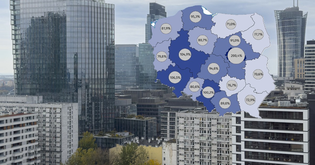 PKB Polski z podziałem na województwa. Nowe dane GUS [TABELA]