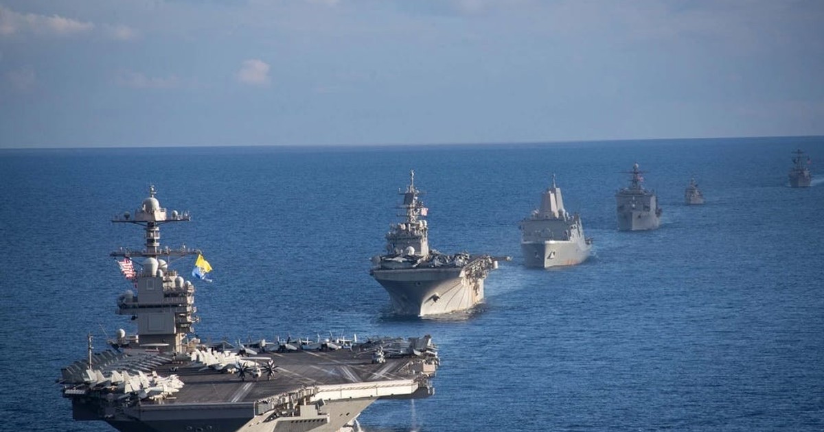 Photos show the first full deployment of the USS Gerald R. Ford ...