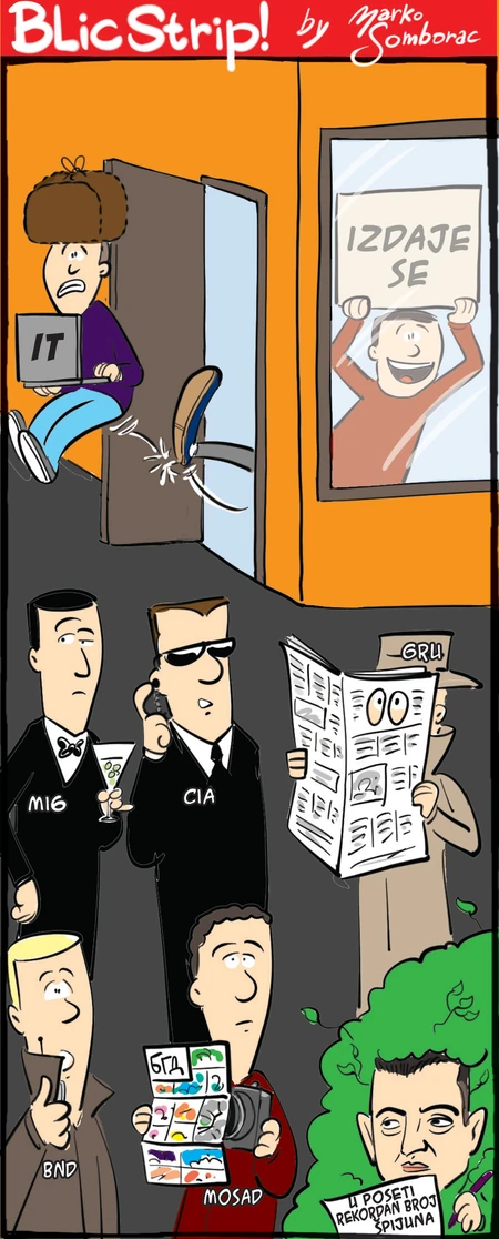 BLIC STRIP Crta i piše Marko Somborac - Blic