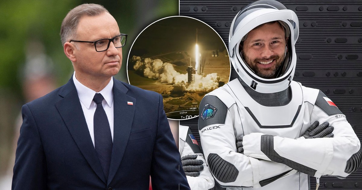 Polak w kosmosie. Andrzej Duda zabiera głos. Składa życzenia