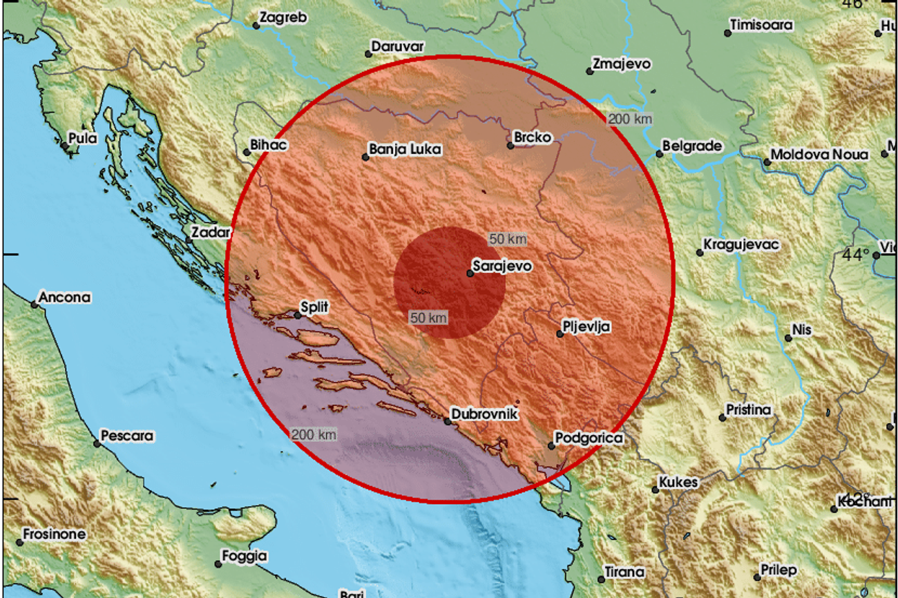 Zemljotres u Crnoj Gori, ponovo se trese tlo - Blic