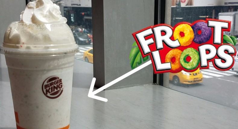 We tried Burger King's new Froot Loops milkshake and it blew us away ...