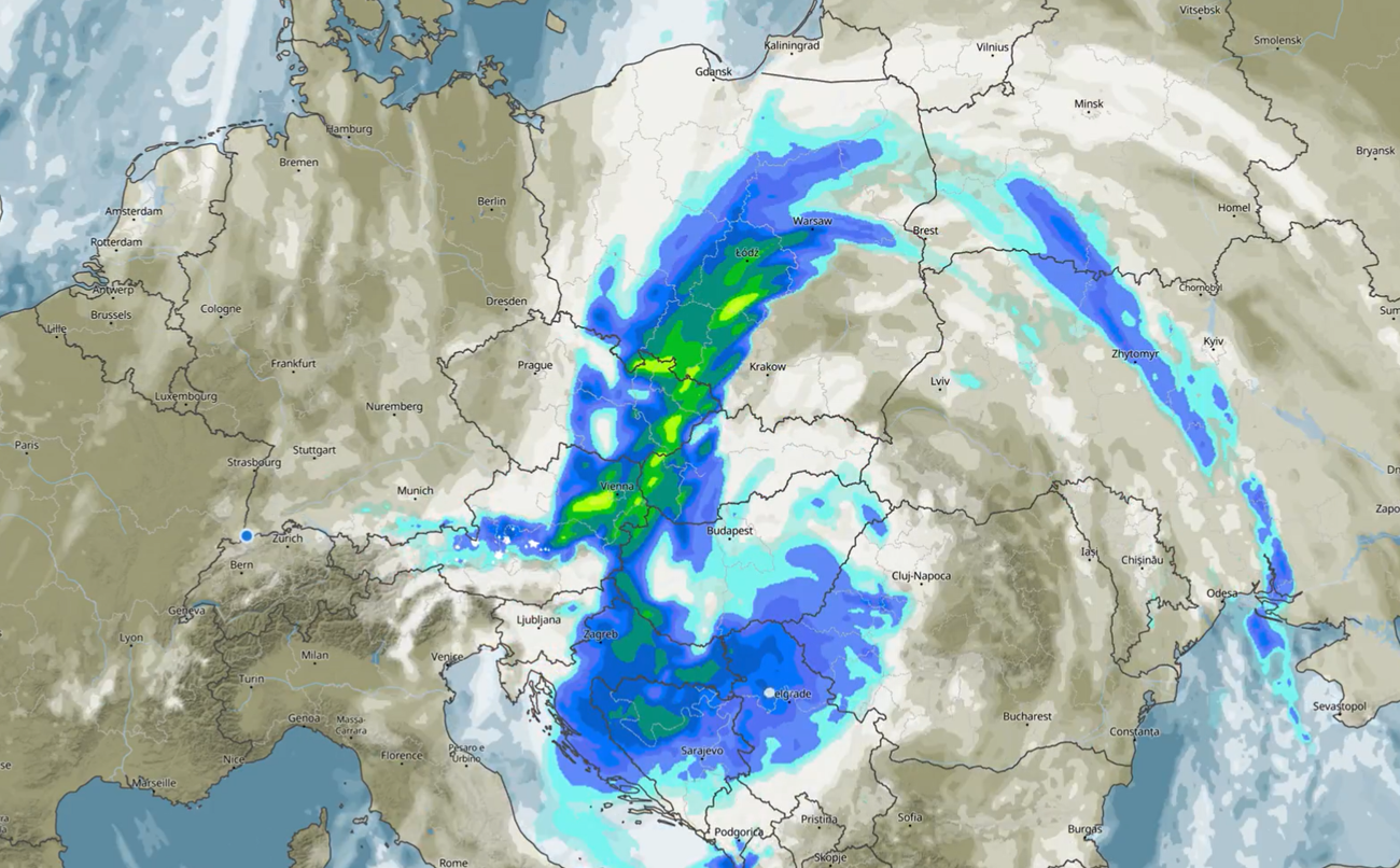 Kako se ciklon Boris kreće kroz Evropu: Srbija na udaru jake oluje ...