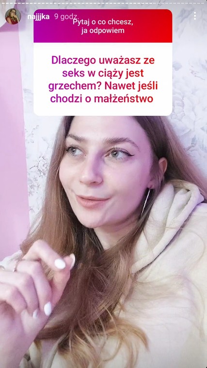 Katolicka influencerka tłumaczy, dlaczego współżycie w ciąży to grzech ...