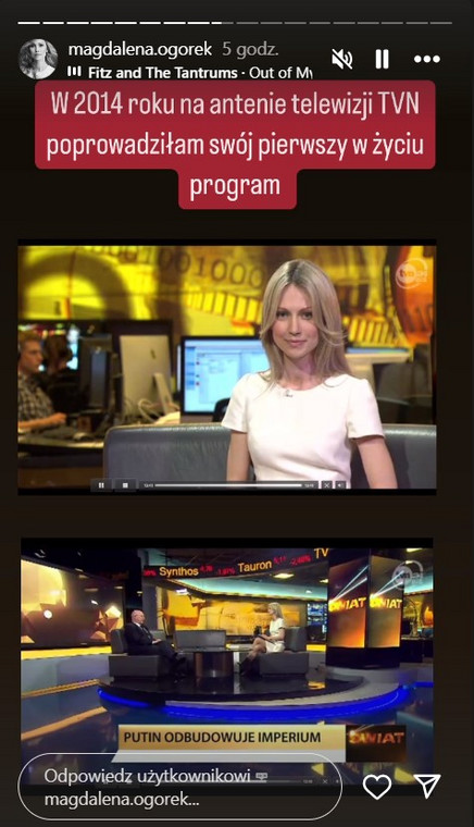 Magdalena Ogórek podsumowuje 45 lat życia. Opublikowała mem z Lechem ...