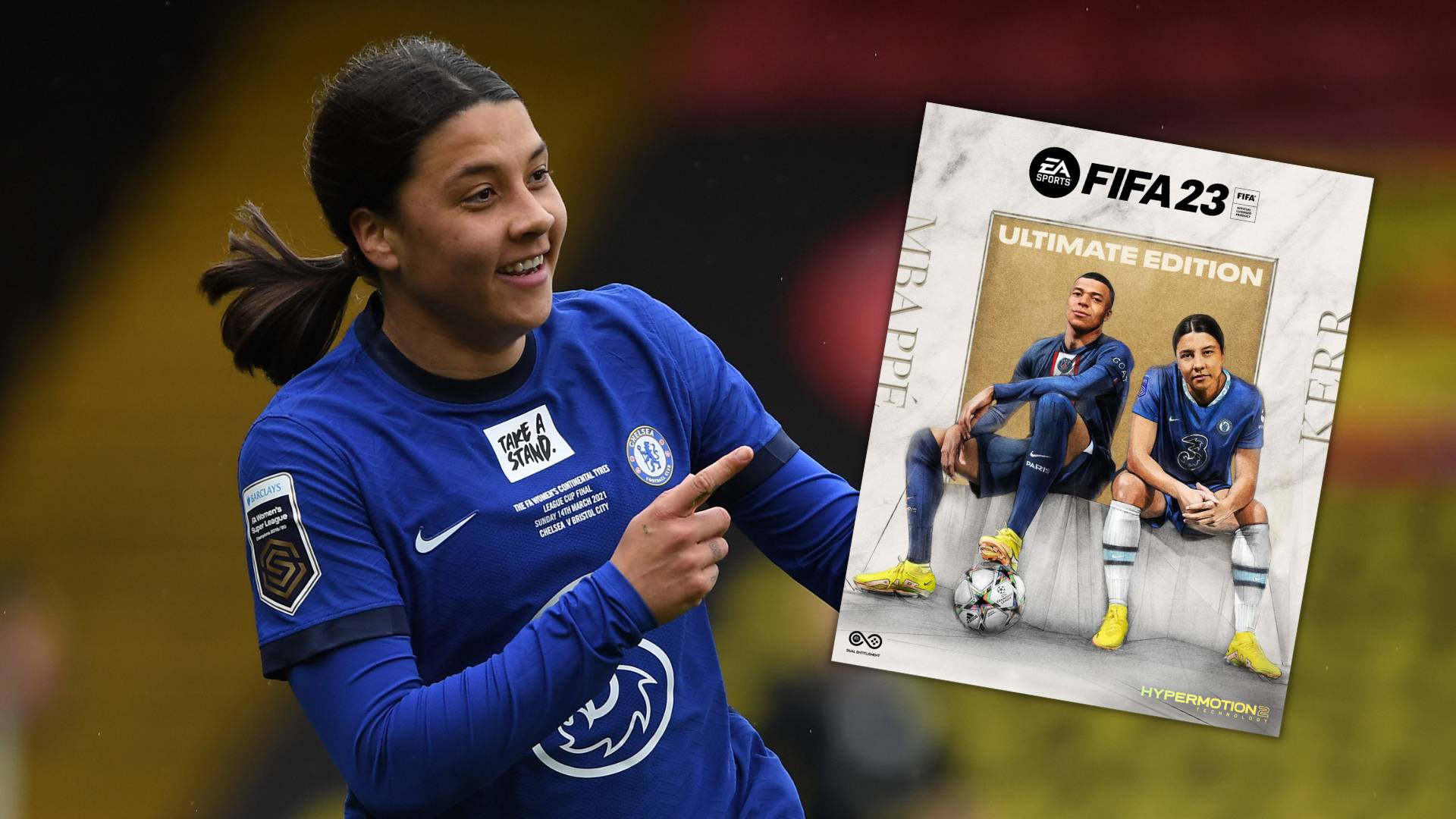 Kobieta pierwszy raz na okładce gry FIFA. To piłkarka Sam Kerr | Ofeminin