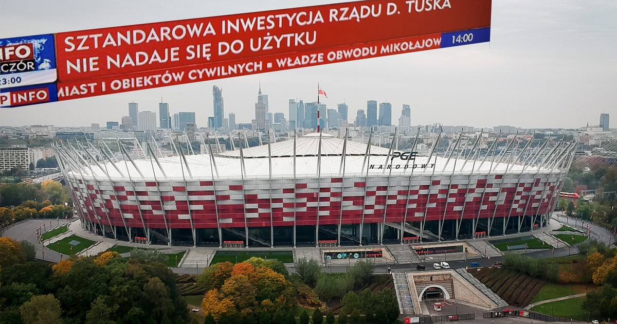 Stadion Narodowy zamknięty. TVP nie zapomniało o jednym nazwisku...
