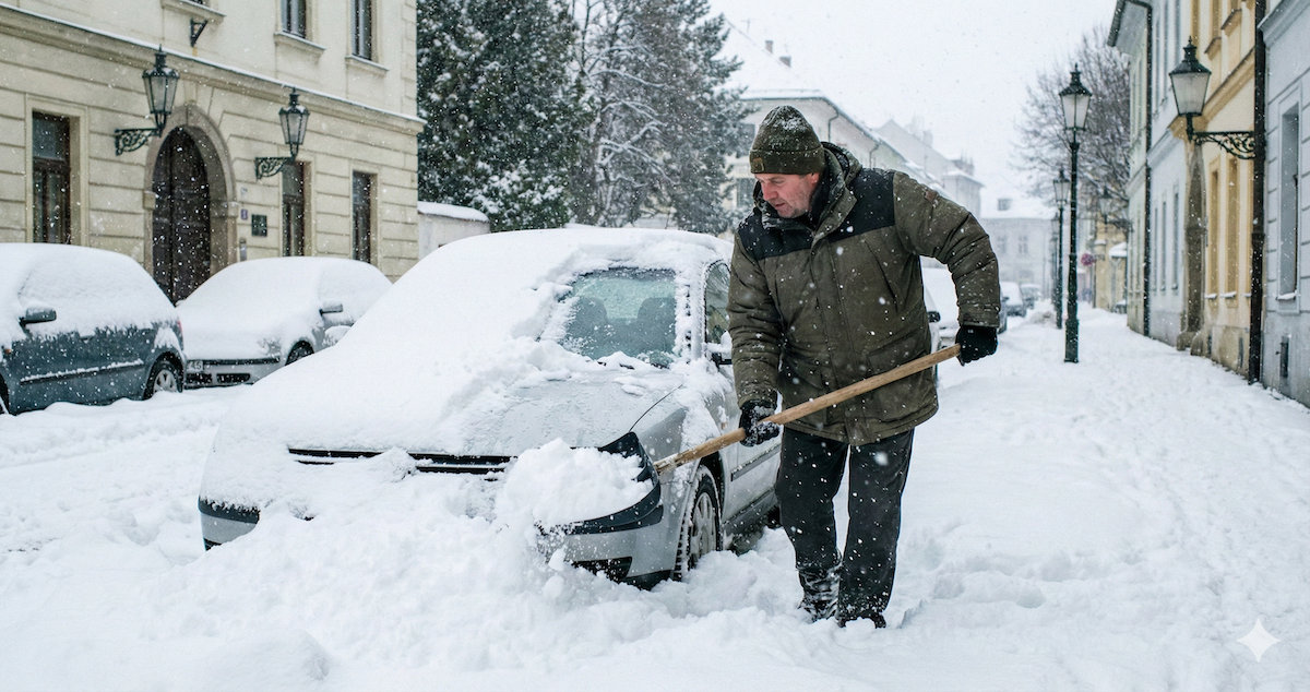 Piatková predpoveď pre Trnavu: Očakávajte snehové prehánky a teploty ...
