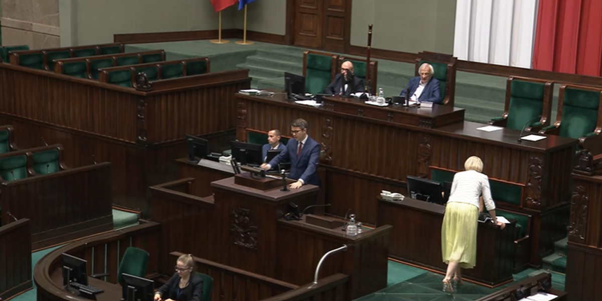 Spięcie w Sejmie. Terlecki: dlaczego się pan drze jak głupi? - Wiadomości