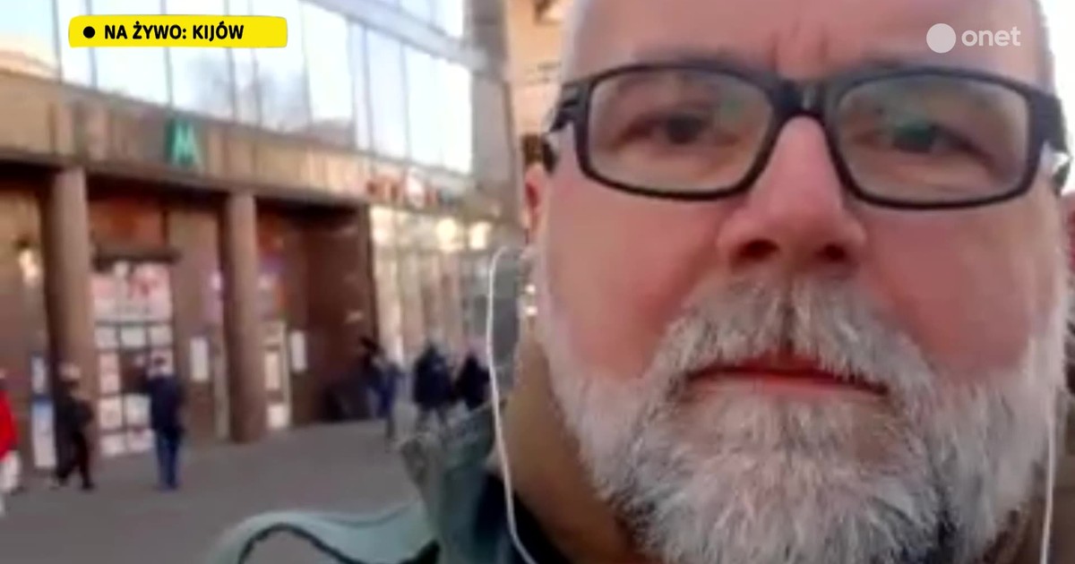 Marcin Wyrwał z Kijowa: życie odbywa się normalnie, ale Rosja uderza w ...