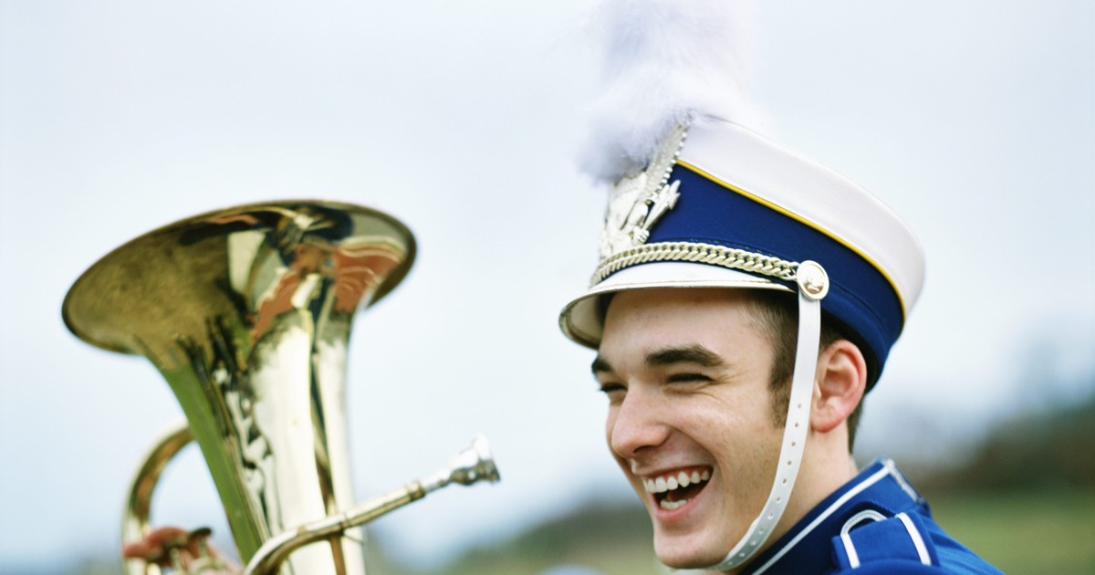 My son's marching band cheers for everyone. We should learn a lesson ...
