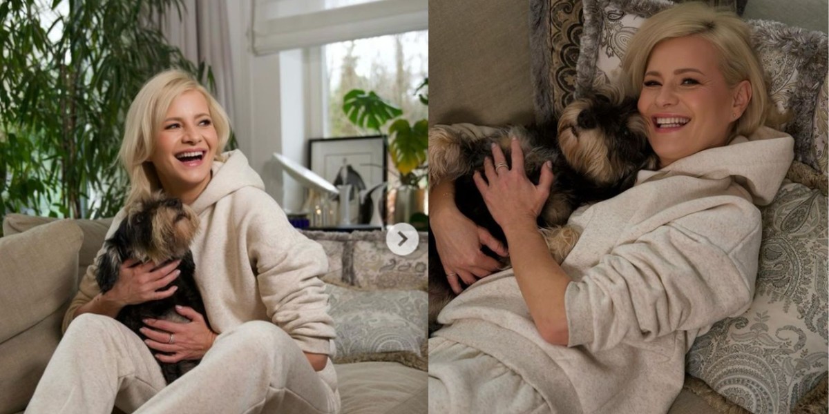 Jak mieszka Małgorzata Kożuchowska? Uwagę przykuwają kwieciste tapety - Kobieta