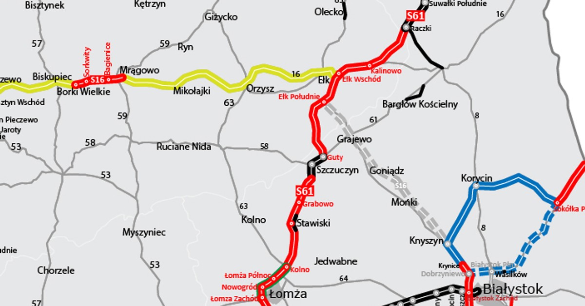Via Baltica. Odcinek Śniadowo-Łomża Południe trasy S61 oddany do użytku ...