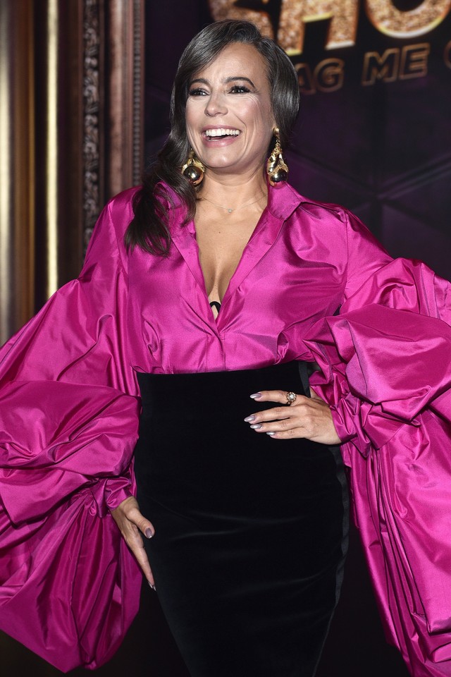 Anna Mucha zaskoczyła strojem na planie "Czas na show. Drag me out ...