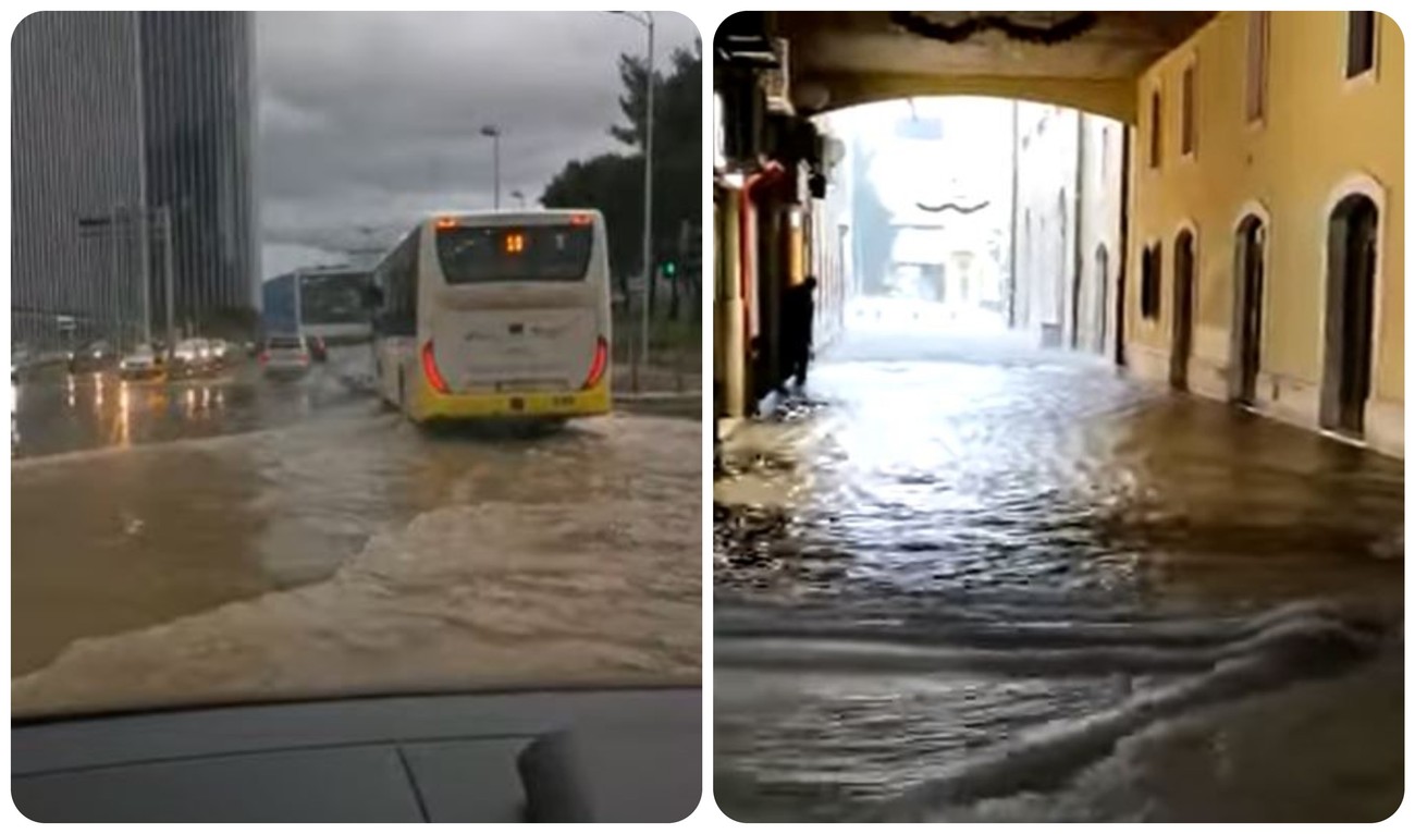 POTOP U HRVATSKOJ Split pod vodom, zatvoreni neki putevi u Dalmaciji, a ...