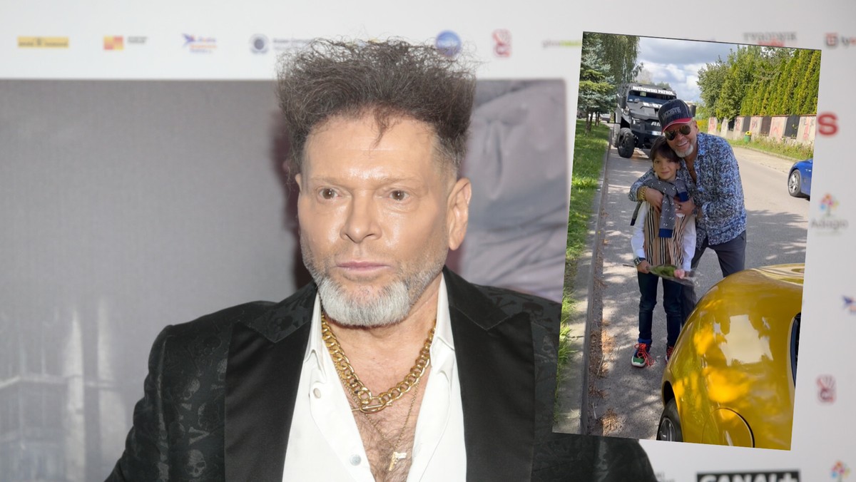 Z obstawą pod szkołę. Rutkowski pokazał, jak odwiózł syna [WIDEO ...