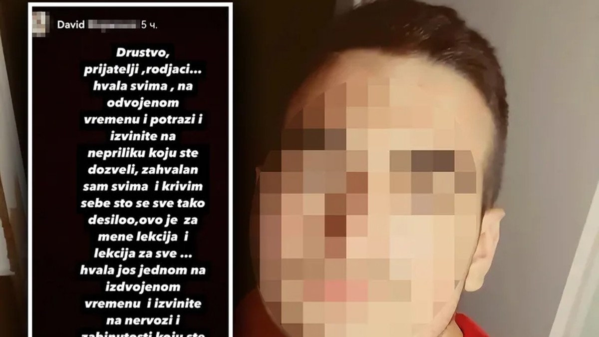 Nestali David S. iz Predejana pronađen, sada se oglasio na mrežama: "Krivim sebe..." - Blic