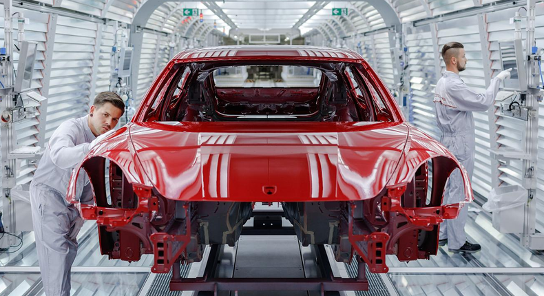 Porsche's factory in Germany manufactures over 160,000 vehicles per ...
