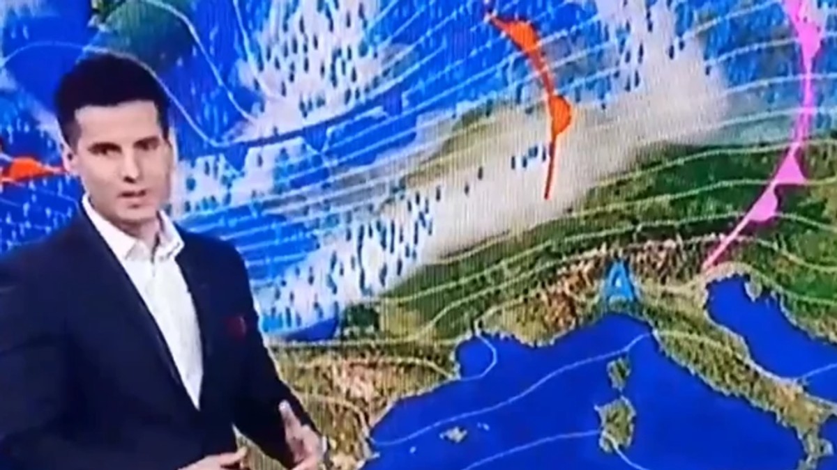 Voditelj vremenske prognoze doživeo ispad pred milion gledalaca