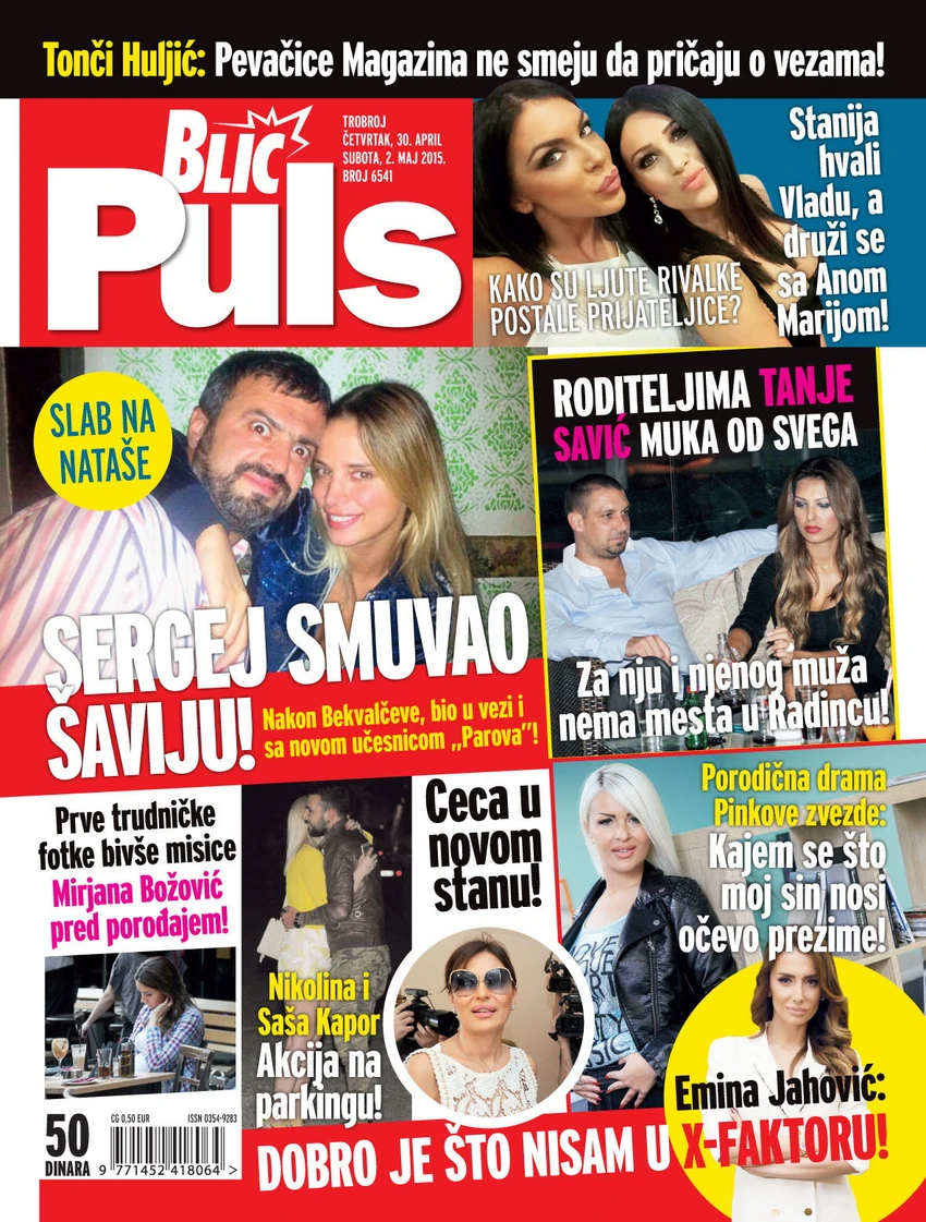 Novi "Blic Puls": Sergej Trifunović smuvao Natašu Šaviju - Blic